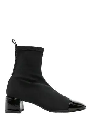 PEDRO MIRALLES Cap-toe Sock Boots - Black