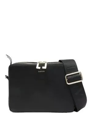 LANVIN Logo-print Shoulder Bag - Black