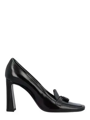 Saint Laurent 90mm Chloé Tasselled Square-toe Pumps - Black