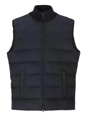 Herno Quilted Padded Gilet - Blue