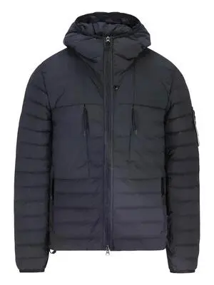 Stone Island Hooded Down Jacket - Black