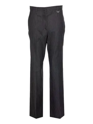 Isabel Marant Noanda Pinstripe Trousers - Black