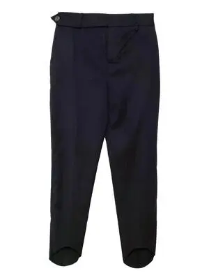 SONIA CARRASCO Asymmetric Tapered Trousers - Blue