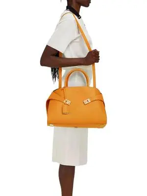 FERRAGAMO Large Hug Tote Bag - Orange