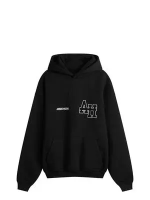 ANNIE HOOD College Hoodie - Black/black