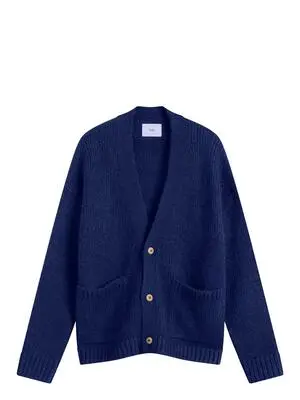 Folk Relaxed Cardigan - Rich Blue