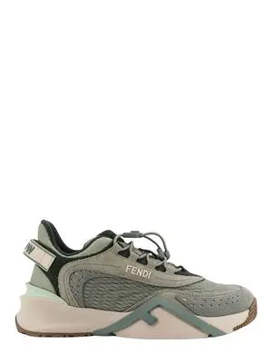 Fendi Flow Technical Low Sneakers - Blue