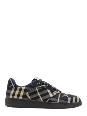 Burberry Check Terrace Sneakers - Black