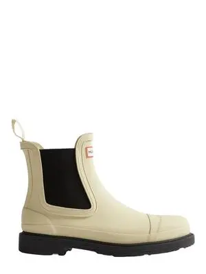 Hunter Commando Chelsea Rain Boots - Gravel