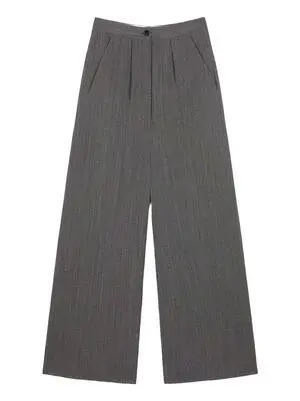 PORTS 1961 Pleated Herringbone Trousers