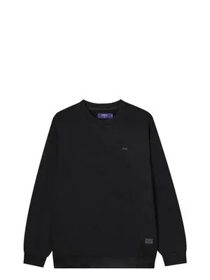 AFTERMATHS Embroidered Mountain Sweatshirt - Black
