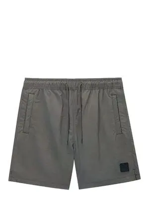 Alpha Industries Patch-detail Side-pocket Shorts - Grey