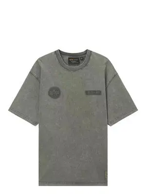 Alpha Industries Logo-patch Cotton T-shirt - Green