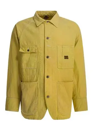 Kapital Raglan-sleeve Pocket Shirt Jacket - Yellow