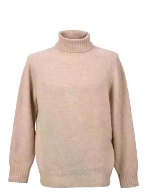 Brunello Cucinelli Turtleneck Ribbed-cuff Sweater - Neutrals