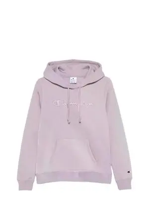 Champion Embroidered Logo Hoodie - Purple