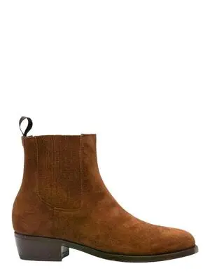 LIDFORT Suede Chelsea Boots - Brown