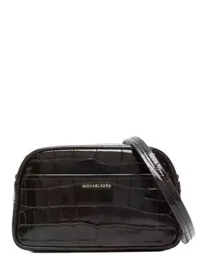 MICHAEL KORS Jet Set Crocodile-Effect Shoulder Bag