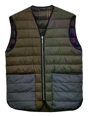 Barbour Reversible Panelled Gilet - Green