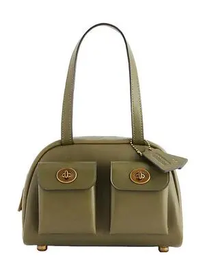 Coach Turnlock Shoulder Bag - Green | Editorialist