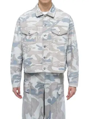 ALPHA STYLE Malaga Workwear Jacket Grey Camo