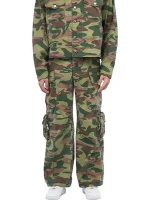 ALPHA STYLE Malaga Cargo Pants Army Camo