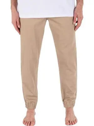 Hurley Icon Stretch Cotton Joggers - Khaki