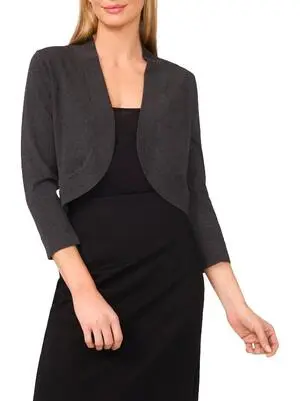 Halogen Three Quarter Sleeve Shrug Greystone Heather