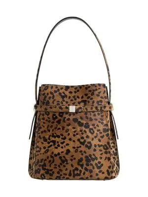 TOTÊME Belted Bucket Bag - Leopard