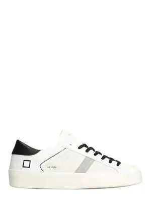 D.a.t.e. Leather Panelled Sneakers - White