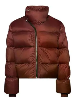 Rick Owens Asymmetric-zip Padded Jacket - Red