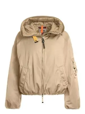 PARAJUMPERS Naadz Hooded Bomber Jacket - Neutrals