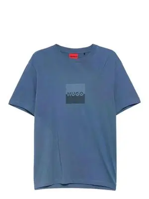 Hugo Logo-printed T-shirt - Blue