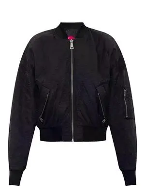 Versace Zip-front Bomber Jacket - Black