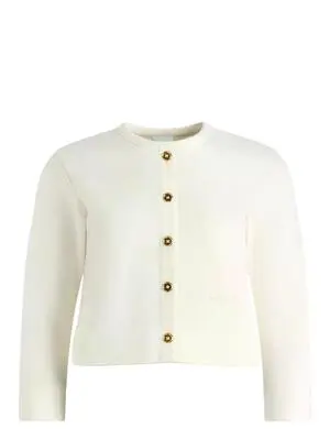 Patou Cotton Cardigan - White