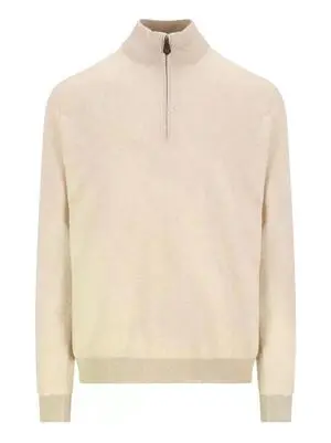 Loro Piana Half-zip Cashmere Sweater - Neutrals