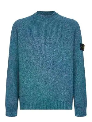 Stone Island Raglan-sleeve Crewneck Sweater - Blue