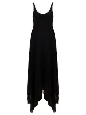 AZLEE Bria Cotton Maxi Dress - Black