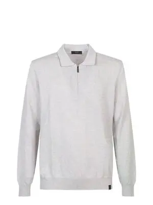 FAY Zip-front Polo Shirt