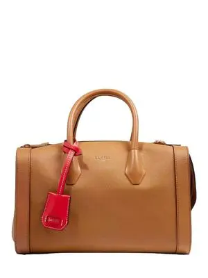 LANCEL Leather Top-handle Tote Bag - Brown