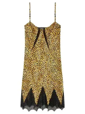 Versace Silk Slip Dress - Yellow