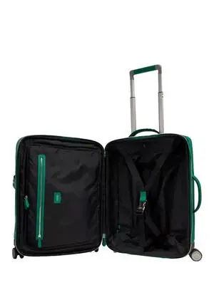 LANCEL Ninon Leather Suitcase - Green