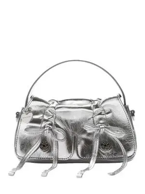 Acne Studios Calf Leather Satchel - Silver