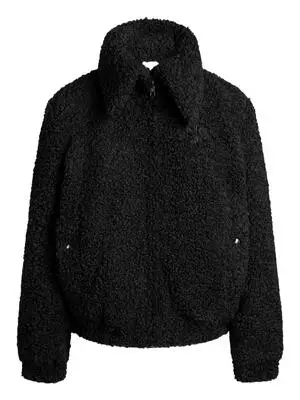 Patou High-neck Bomber Jacket - Black