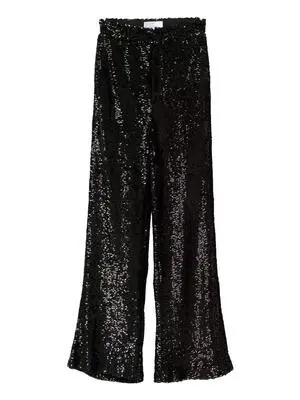 Giuseppe Di Morabito Sequin Palazzo Pants - Black