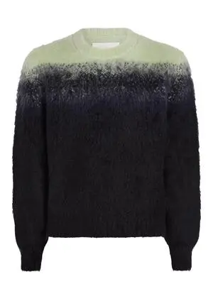JIL SANDER Mohair-blend Crew-neck Sweater - Green