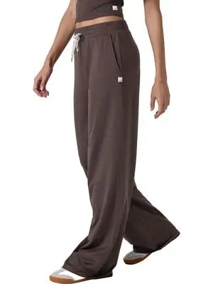 Vuori Halo Essential Wide-leg Pants - Java Heather