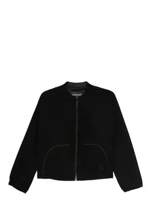 EMPORIO ARMANI Embroidered-Logo Jacket