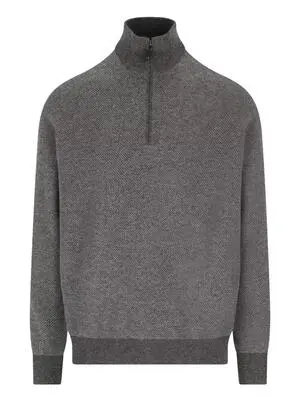 Loro Piana Half-zip Sweater - Grey