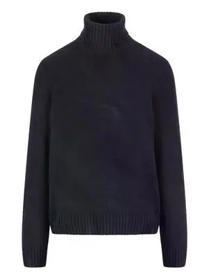 Loro Piana Parksville Turtleneck Cashmere Sweater - Blue